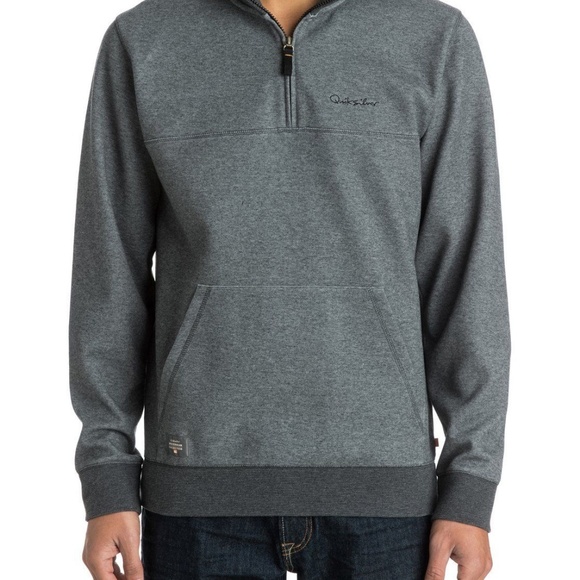 Quiksilver | Sweaters | Quiksilver Waterman Alkaline Mens Gray Sweater ...